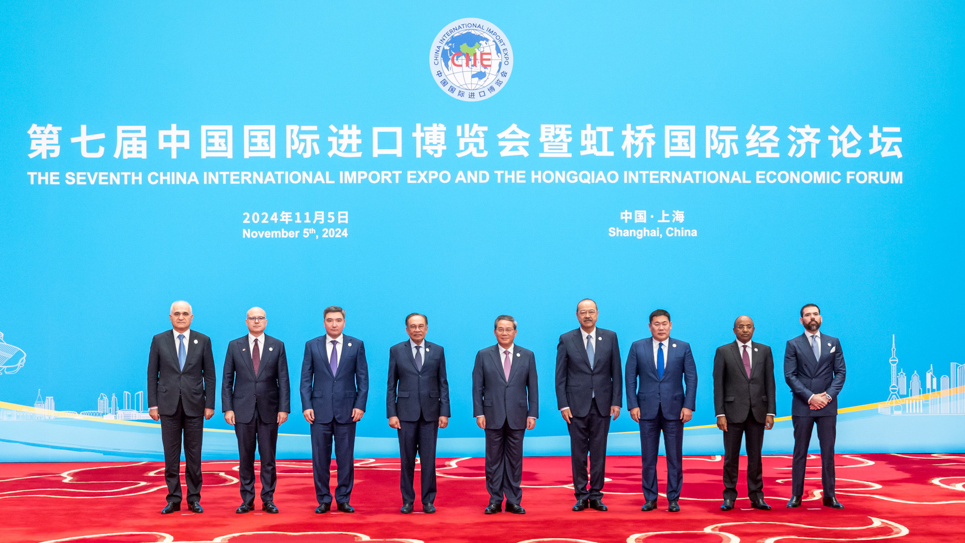 Olzhas Bektenov takes part in VII China International Import Expo ...